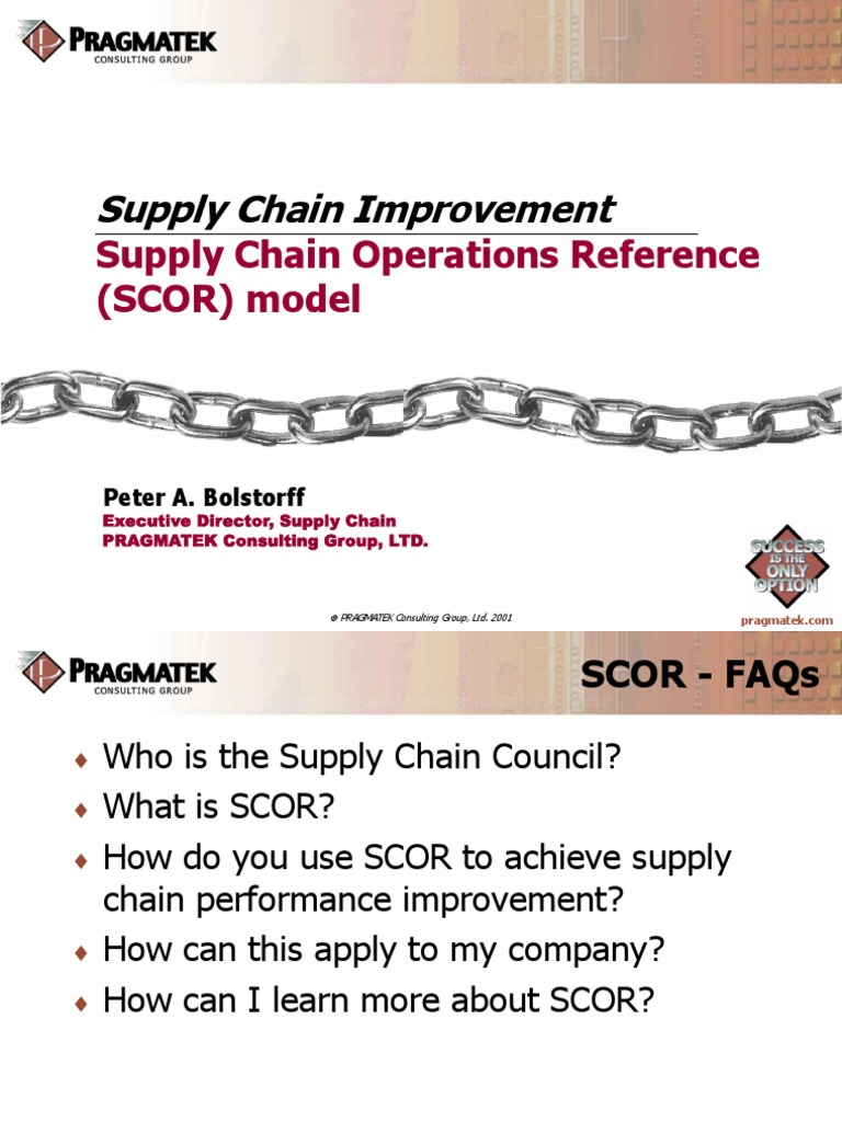Supply Chain Improvement_Supply Chain Operations Reference (SCOR) model ...