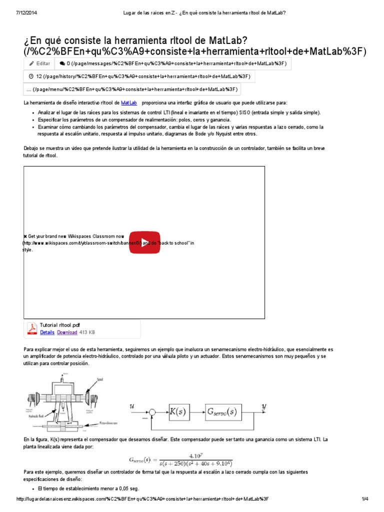 Lugar de Las Raices en Z - ¿En Qué Consiste La Herramienta Rltool de ...