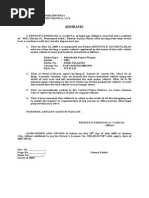 Affidavit of Loss Orcr Lto Form | PDF | Affidavit | Government Information