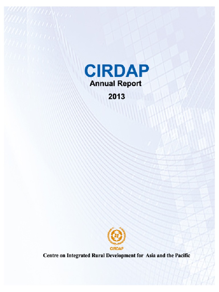CIRDAP Annual Report 2013 | PDF