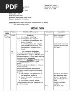 2-1 Lesson Plan-Countries and Nationalities | PDF | Education Theory ...