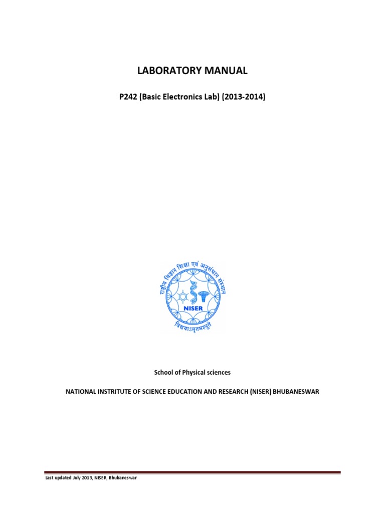 Basic Electronics Lab | PDF | Rectifier | Diode Basic Electronics Lab | PDF | Rectifier | Diode