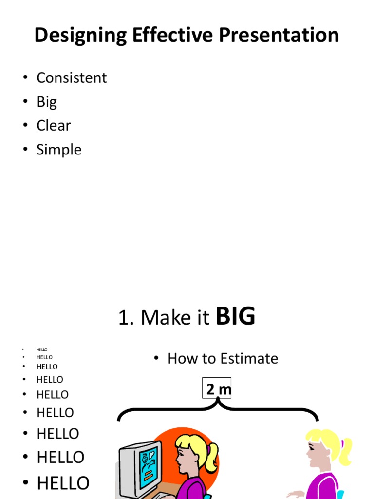 Effective Presentation Design Tips | PDF | Teaching Method | Lecture