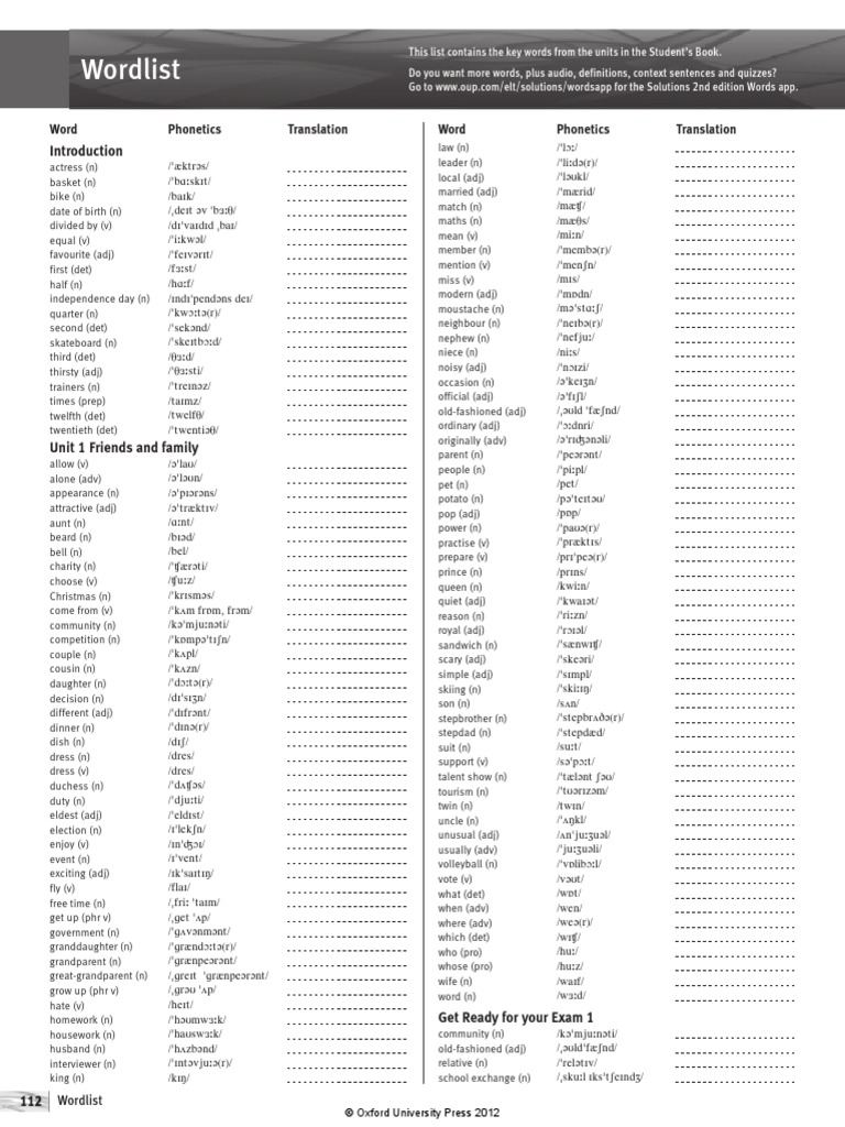 Elementary Word List | PDF | Foods | Nature