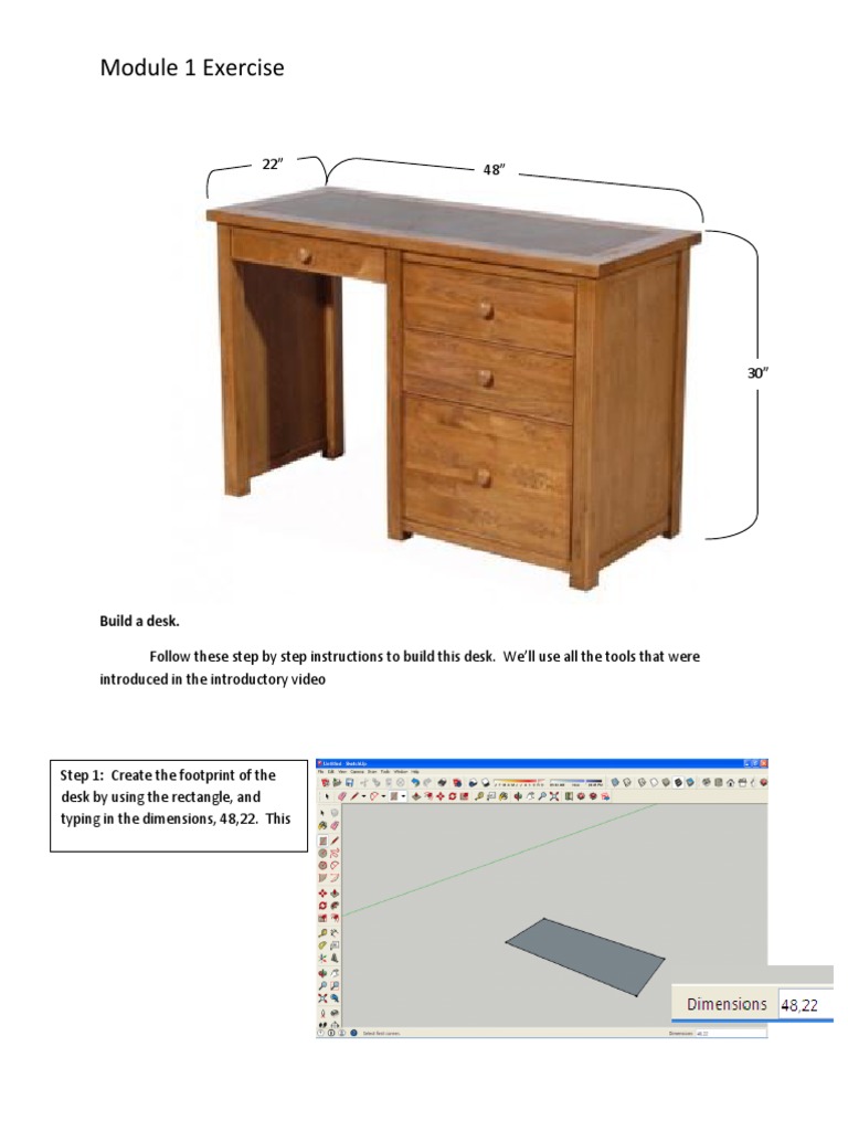 Sketchup Exercise | PDF | Computing | Computing And Information Technology
