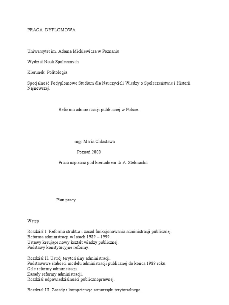 Praca Dyplomowa | PDF