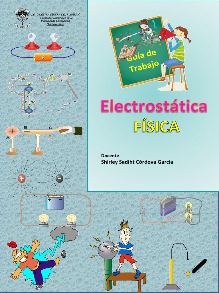 guia trabajo electrostatica.docx | Electrostática | Carga eléctrica