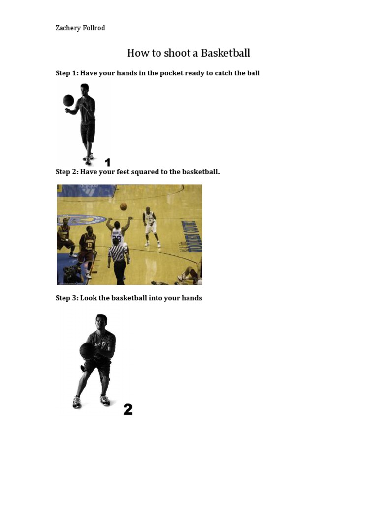 Step-by-Step Basketball Shooting Guide | PDF | Sports & Recreation
