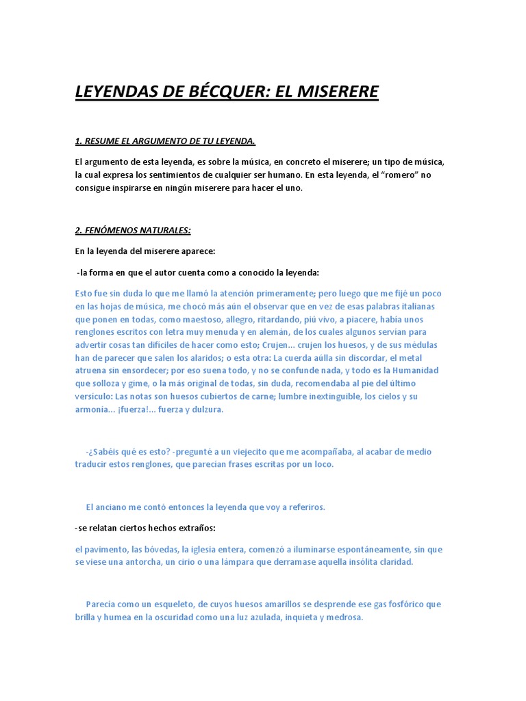 El Miserere | PDF | Entretenimiento (general) | Ocio