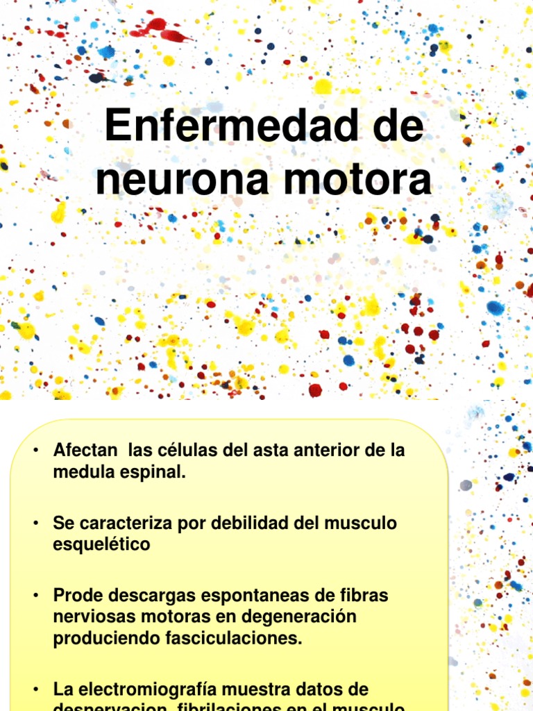 Enfermedad De Neurona Motora Pdf Bioquímica Química