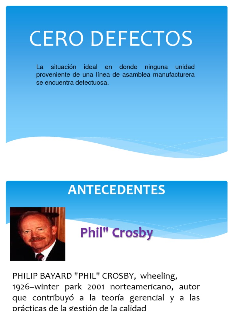 Cero Defectos | Calidad (Negocios) | Business