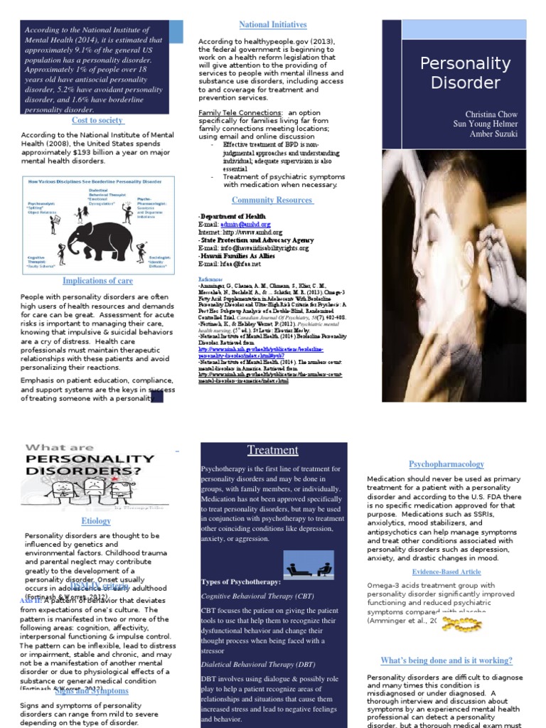 Personality Disorders: A Guide for Clinicians | PDF | Cognitive ...