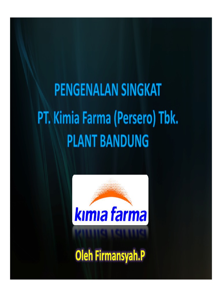 Kimia Farma Plant Bandung Pdf