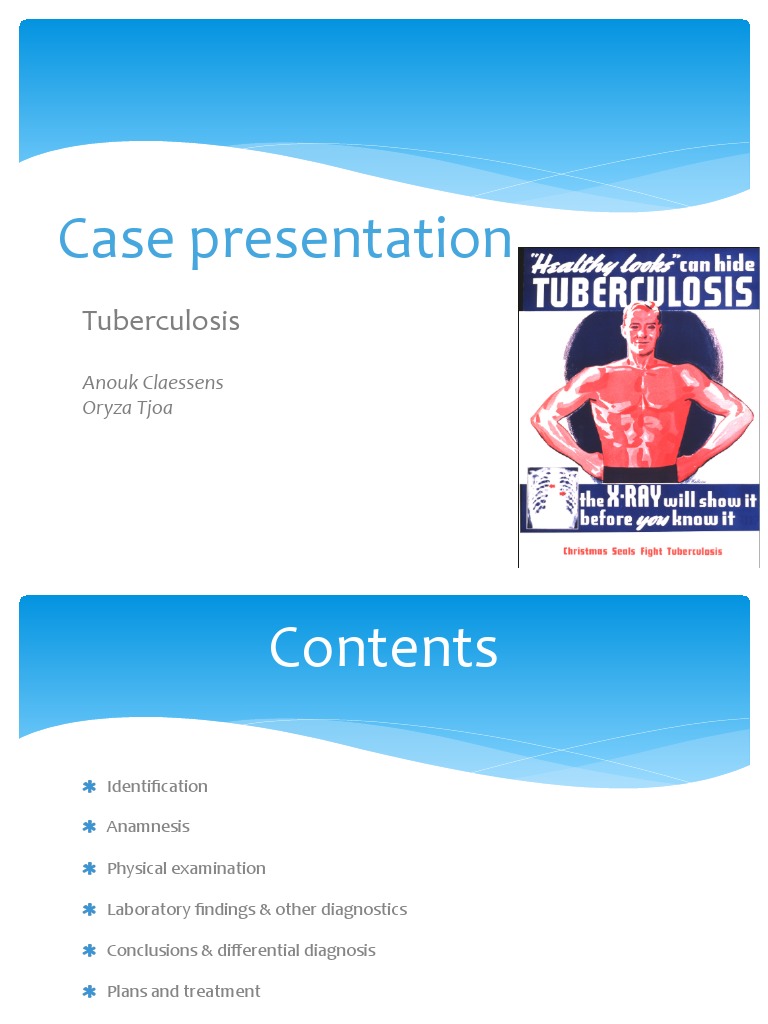 Case Presentation TB | PDF | Tuberculosis | Medical Specialties
