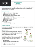 LATCH Scoring Cheat Sheet for Breastfeeding | PDF | Breastfeeding | Infancy