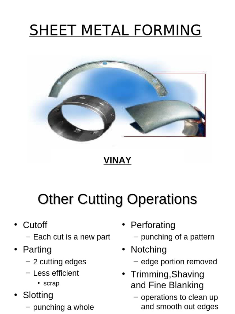 Sheet Metal Form Vinay 1226927986919169 9 | PDF | Sheet Metal | Yield (Engineering)