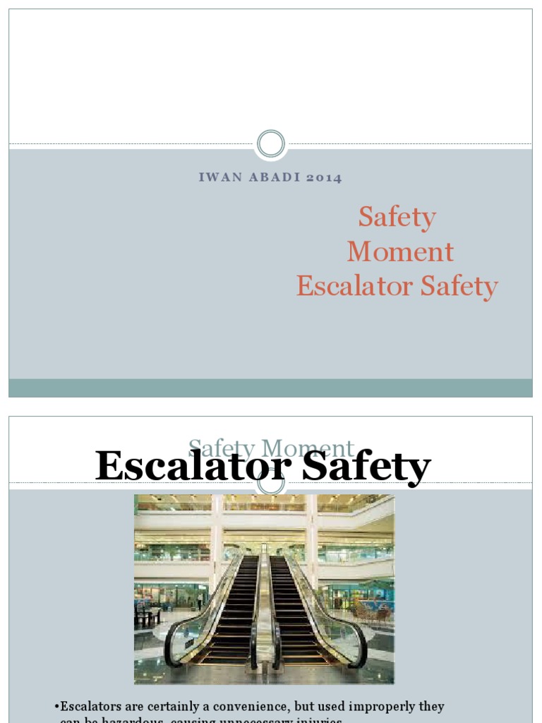 Escalator safety | Escalator | Elevator