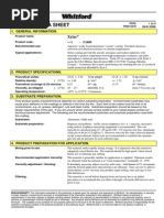 Xylan 1424 Product Data Sheet | PDF | Viscosity | Materials