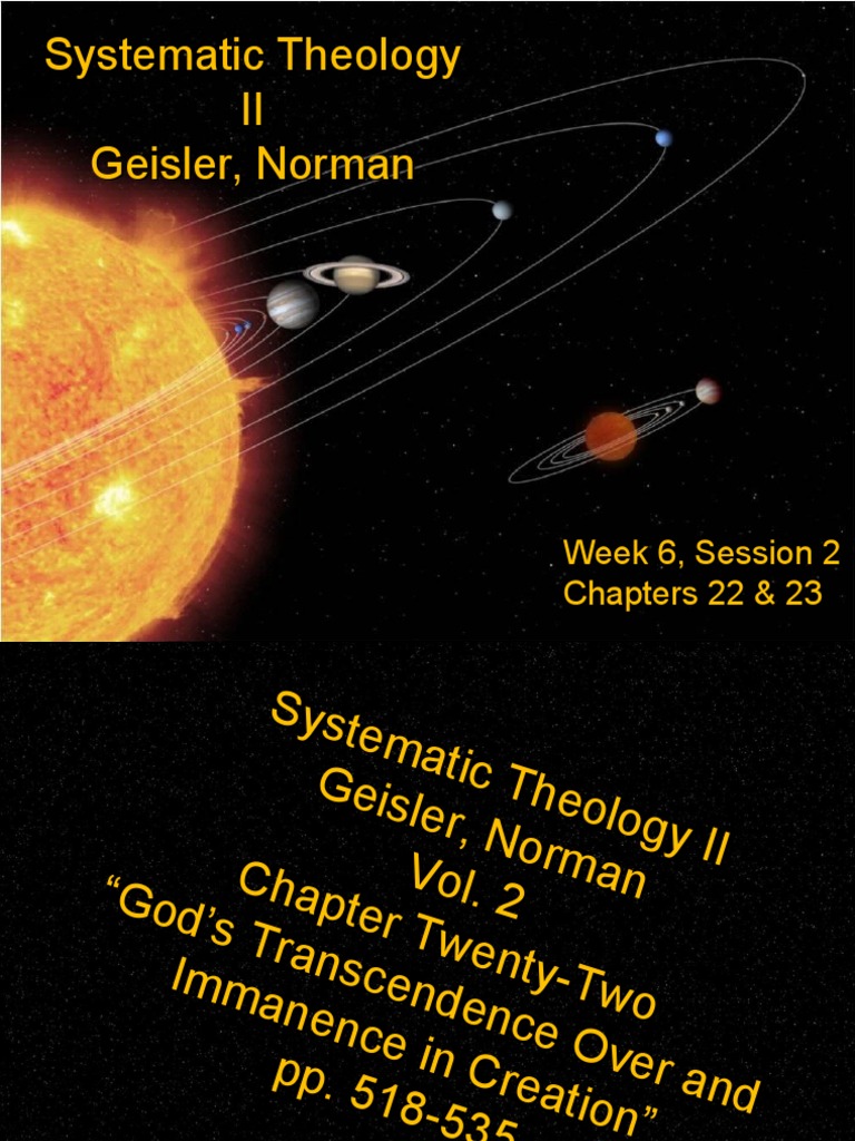 Geisler Vol 2 Chaps 6 and 7 | PDF