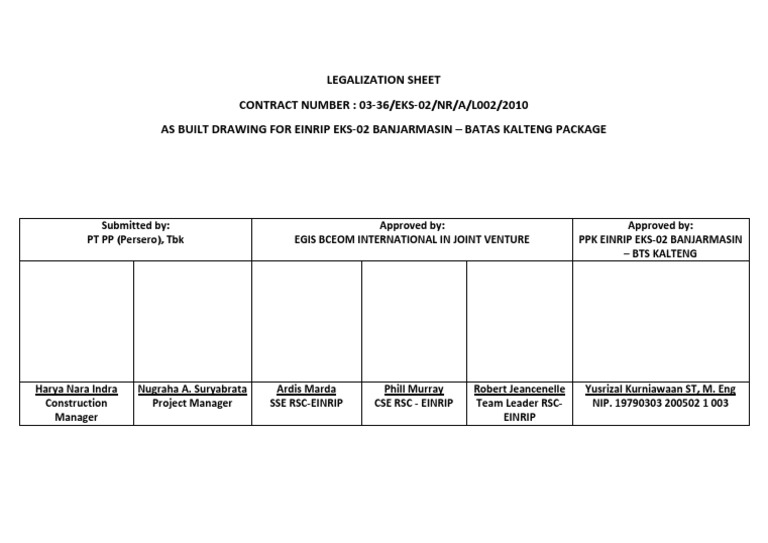 Cover As Built Drawing | PDF