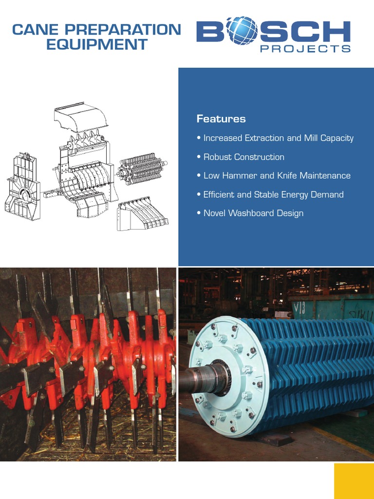 Increasing Cane Preparation Efficiency Through Robust Equipment Design ...