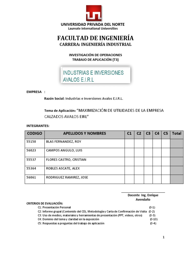 Proyecto Invope | PDF | Programación lineal | Economias