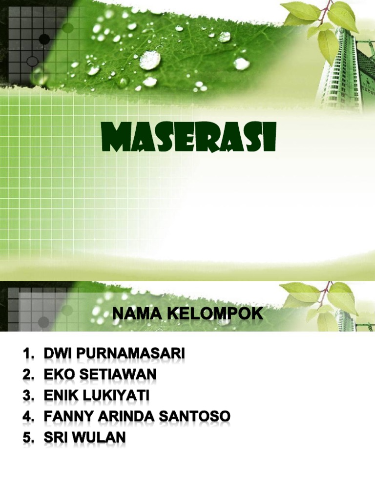 Teknik Maserasi dan Digesti | PDF | Sains & Matematika