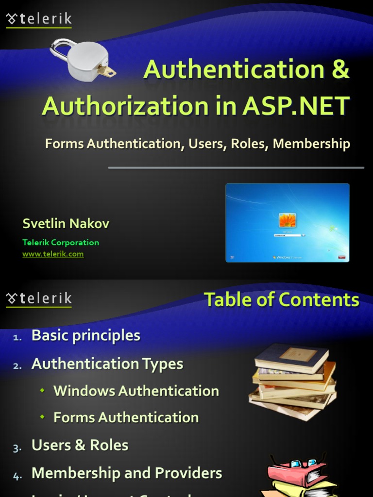 ASP - Net Authentication and Authorization | PDF | User (Computing) | Authentication