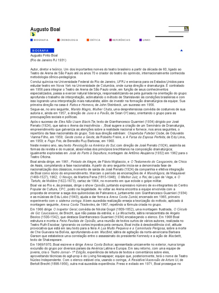 Augusto Boal | PDF