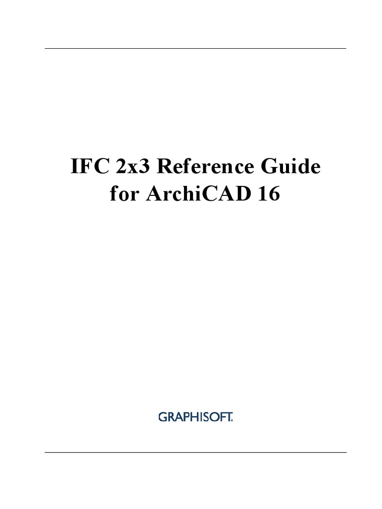 IFC 2x3 Reference Guide | PDF | Building Information Modeling | File Format