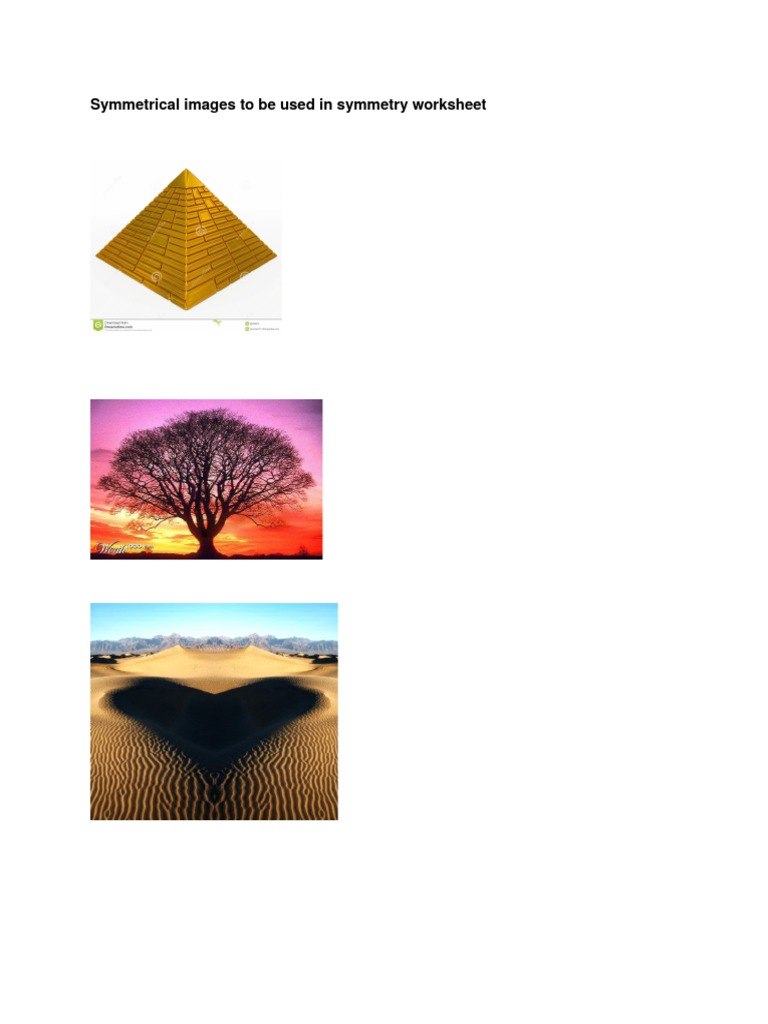 Symetrical Images | PDF