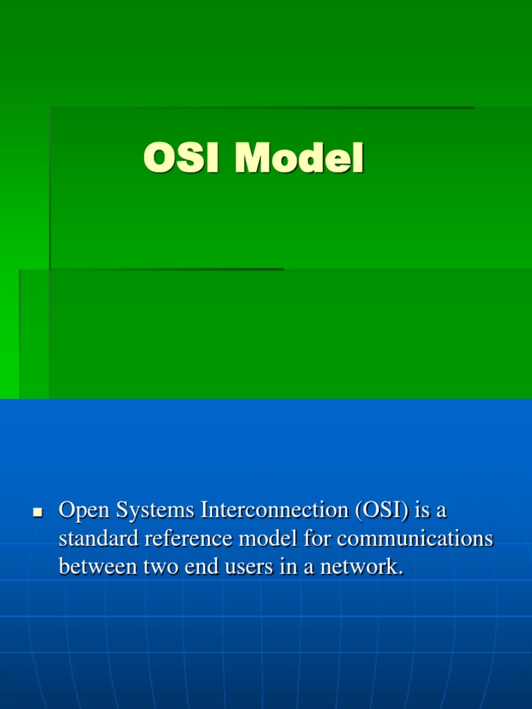 OSI Final | PDF | Osi Model | Network Packet