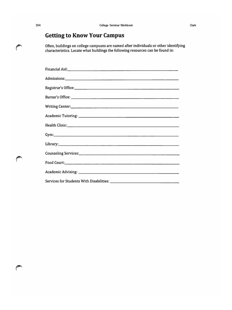 Getting To Know Your Campus Complete | PDF