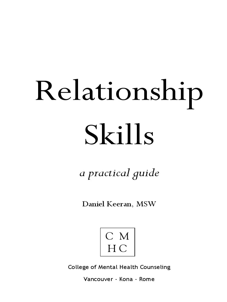 Relationship Skills PDF | PDF | Empathy | Anger