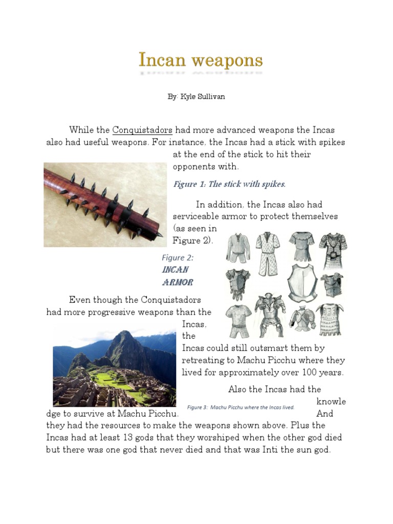 Incan Weapons | PDF | Young Adult