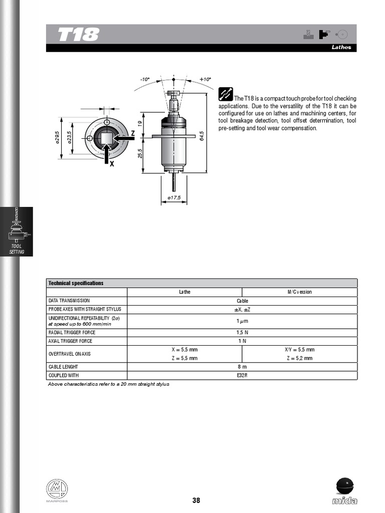 Marposs T18 For HAAS Lathe | PDF | Tools | Manufactured Goods