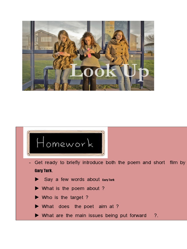 HOMEWORK Poem and Short Film by Gary Turk | PDF
