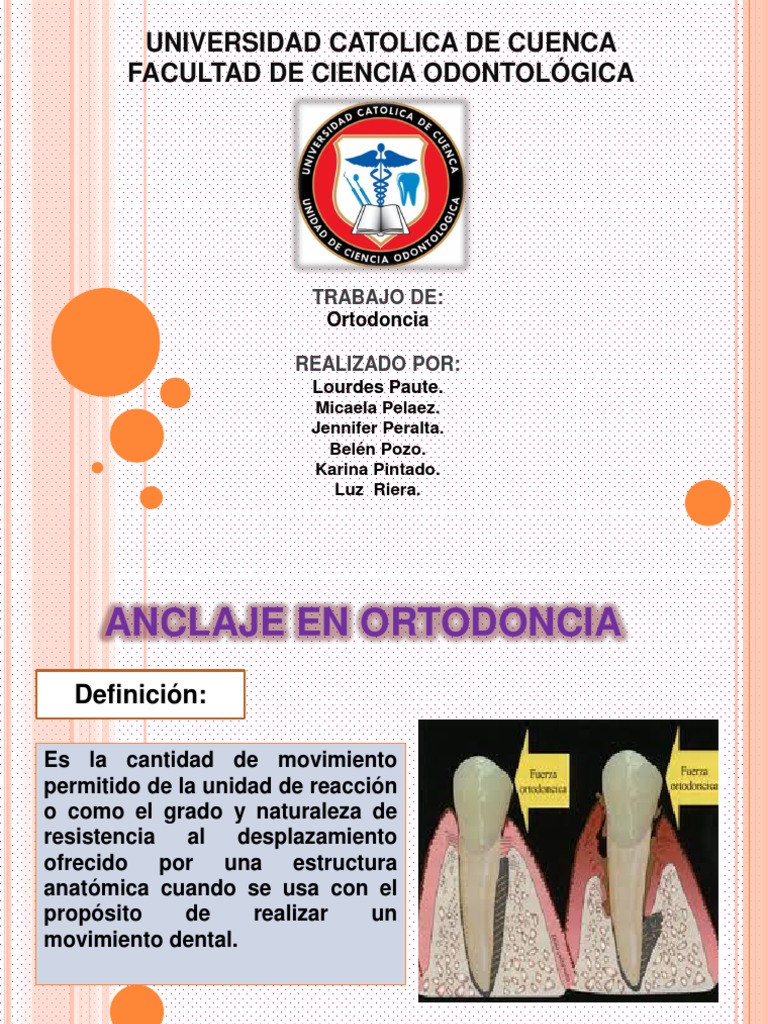 Anclaje Orto | Diente humano | Ortodoncia