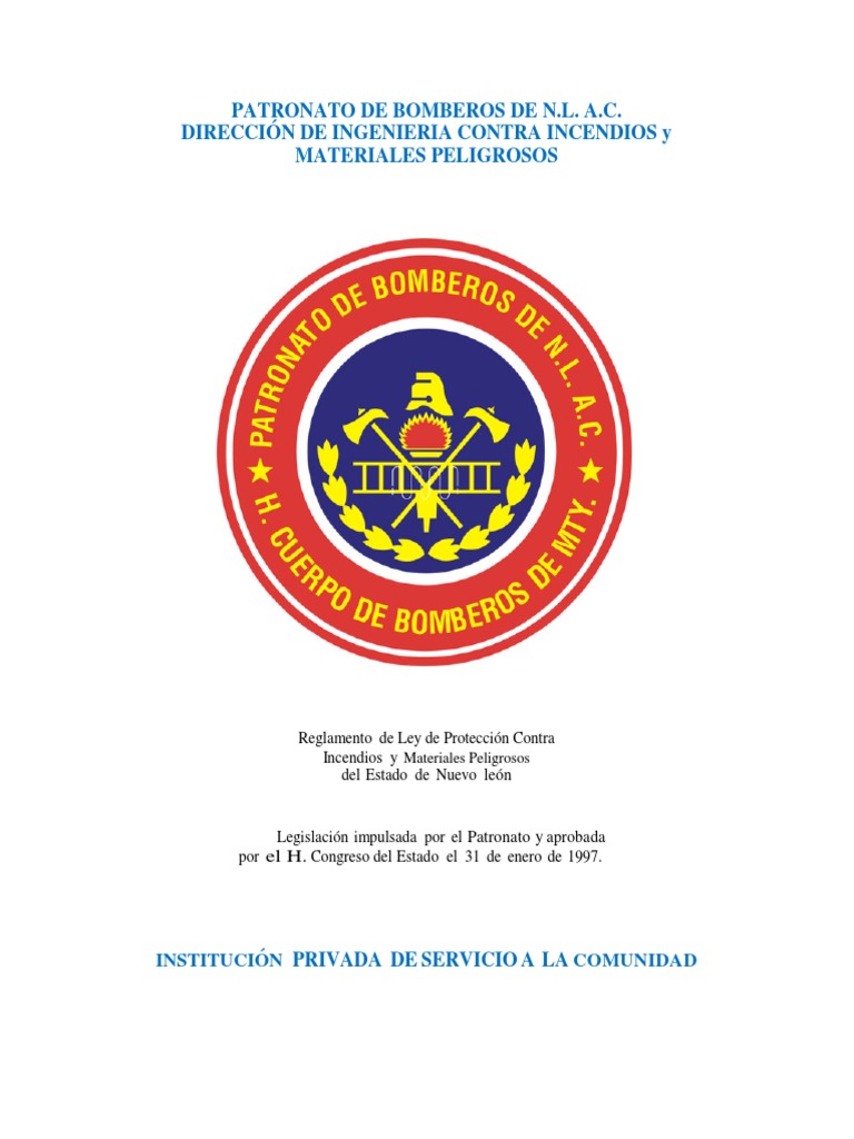 Ley y Ordemaniento de Bomberos | PDF | Propiedad | Bombero