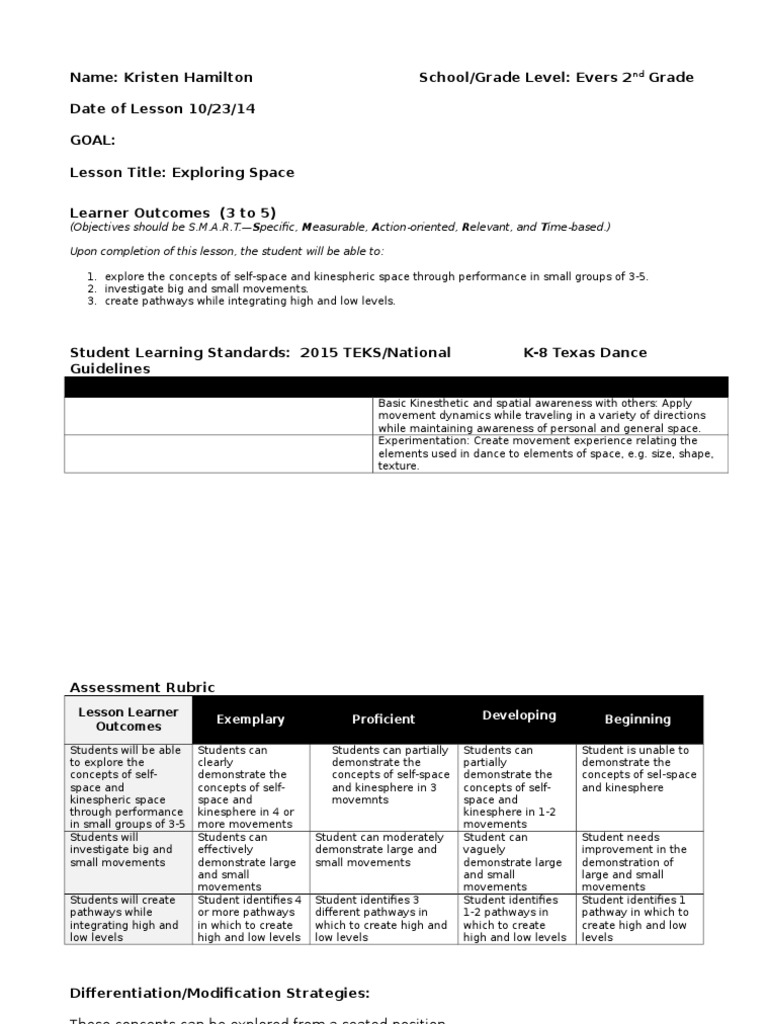 Lesson Plan 1 102714 | PDF | Critical Thinking | Creativity