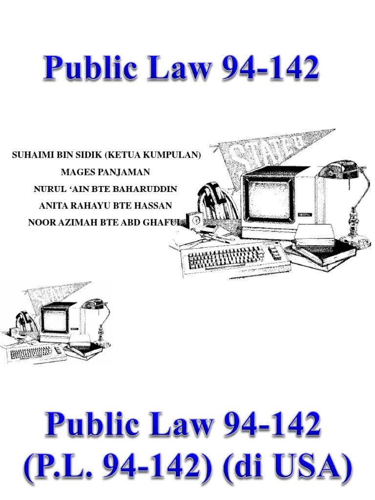 Public Law 94 142 PDF