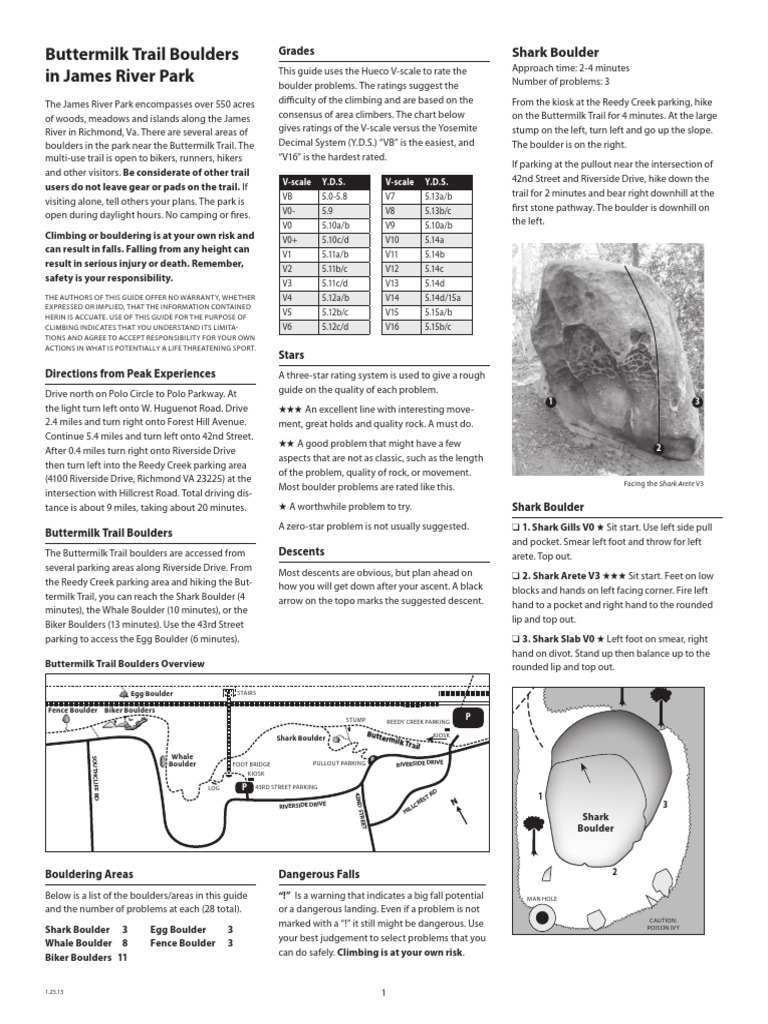 Buttermilk Trail Bouldering Guide | PDF | Adventure Travel | Hobbies