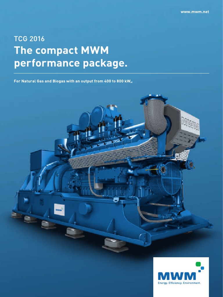 Mwm Gas Engine Tcg2016 En | Biogas | Natural Gas