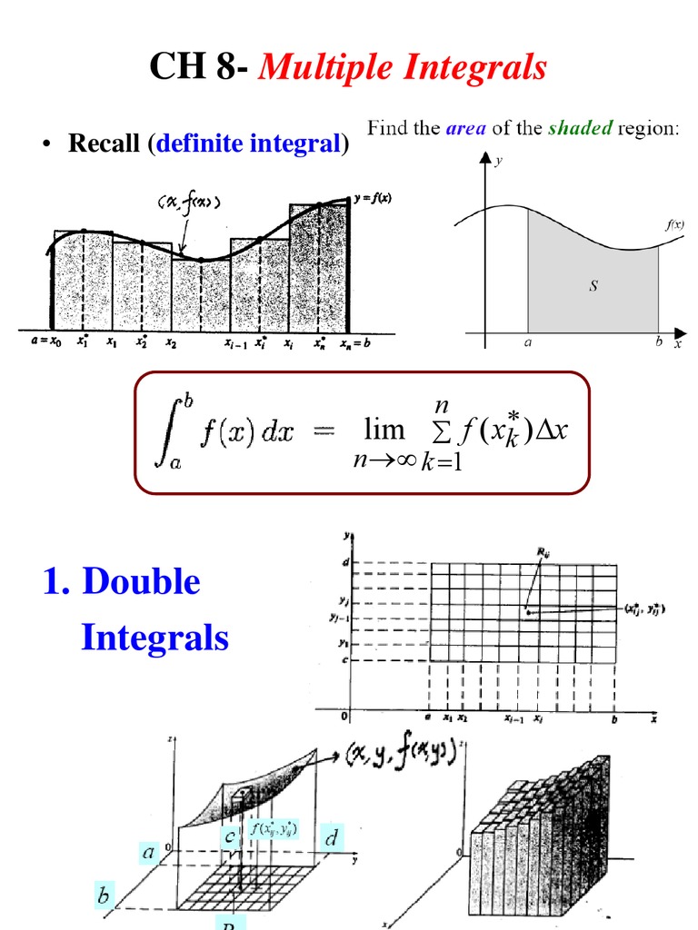 Understanding Multiple Integrals | PDF | Integral | Center Of Mass