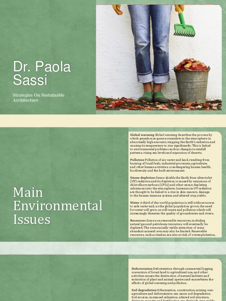 Paola Sassi | PDF | Sustainability | Global Warming