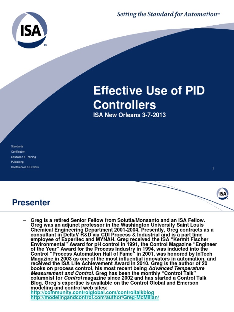 Pid Controllers | PDF | Control Theory | Systems Theory