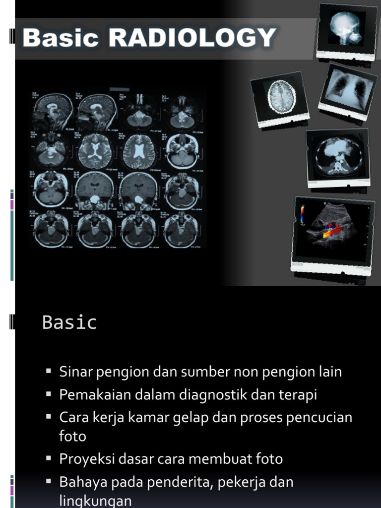 Radiologi Dasar | PDF