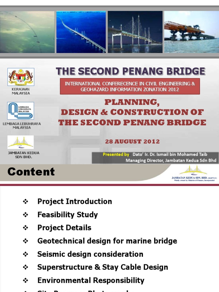 Second Penang Bridge Overview and Details | PDF