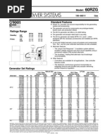 Lm6000 Power Plants: Simple Cycle Efficiency Simple Cycle Output | PDF ...