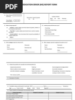 Medication Error Reporting Form | PDF | Medical Error | Medical ...